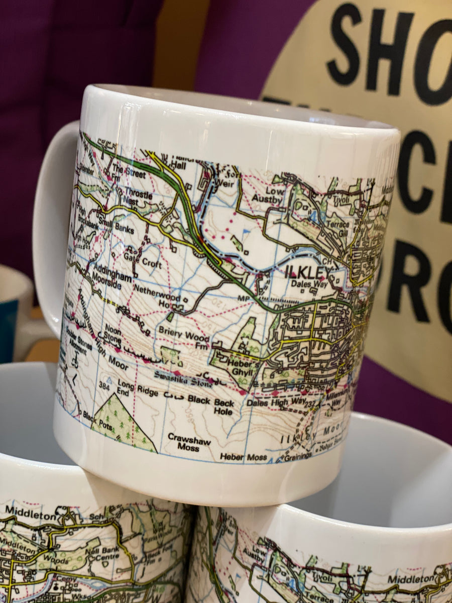 Ilkley Map Mug – Nora's Interiors & Gifts